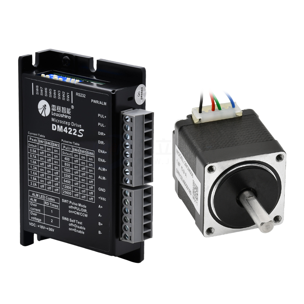 雷赛28开环步进套装 脉冲控制 28CM013+DM422S-嘉立创FA商城