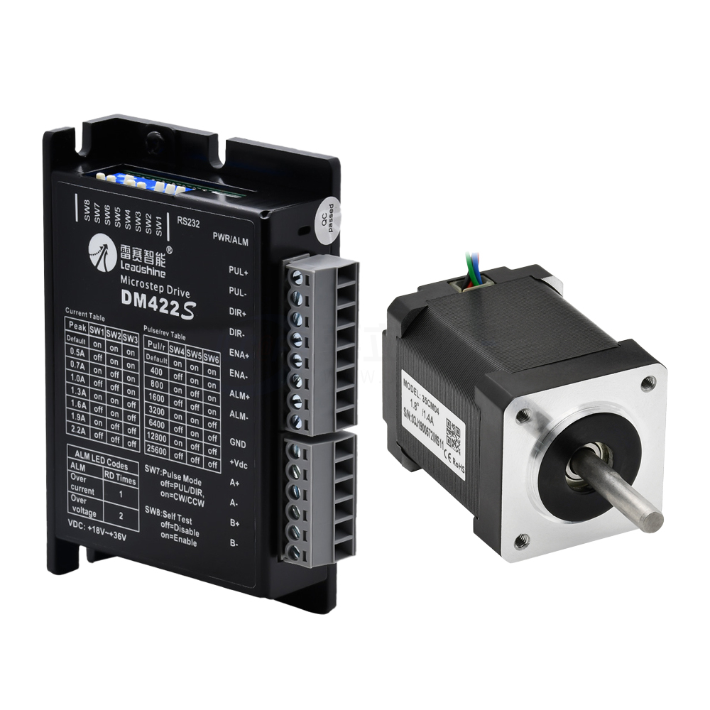雷赛35开环步进套装 脉冲控制 35CM04+DM422S-嘉立创FA商城