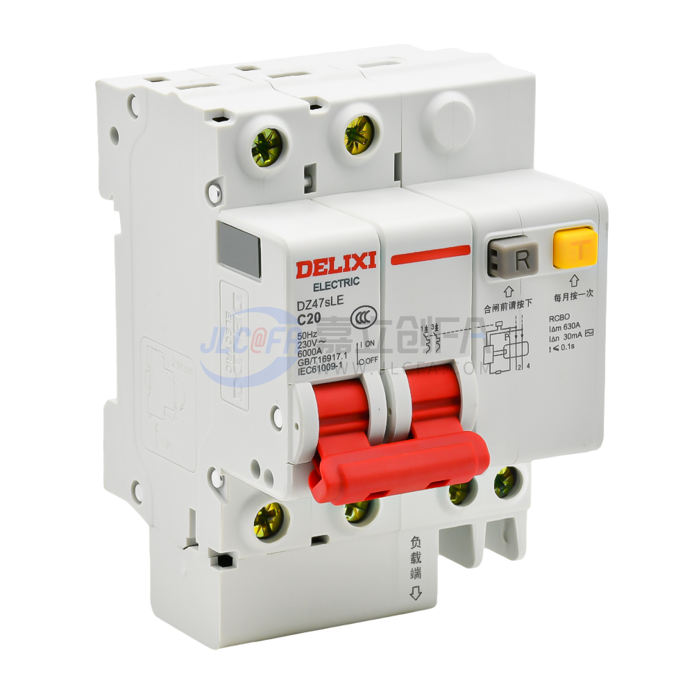 德力西(DELIXI) 小型漏电保护断路器 DZ47sLE 1P+N DZ47SLEN1C10-嘉立创FA商城