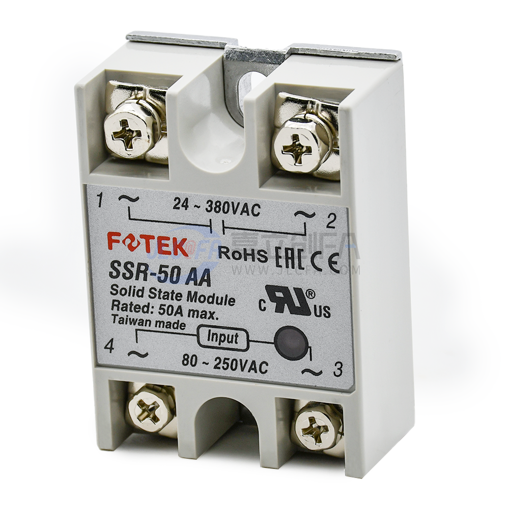 阳明(FOTEK) 固态继电器 SSR 标准型 AC转AC SSR-25AA-嘉立创FA商城