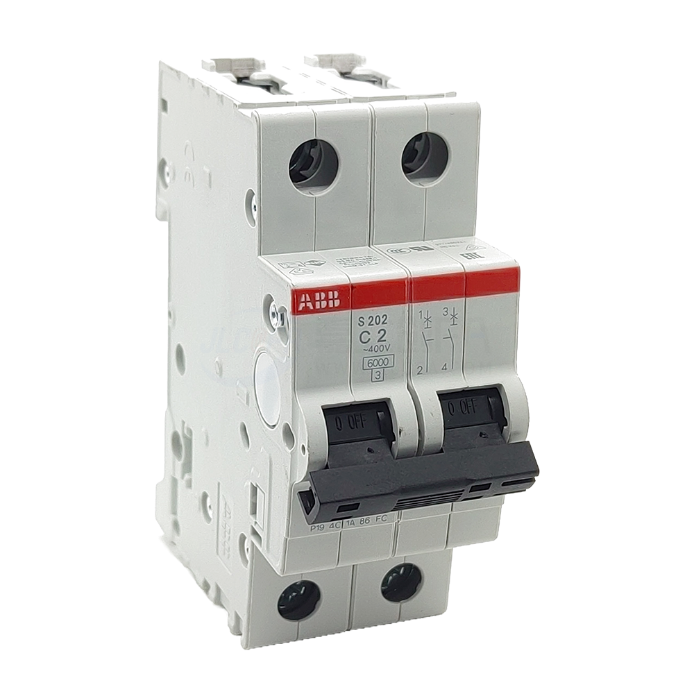 ABB 小型断路器 S200 2P S202-D2-嘉立创FA商城