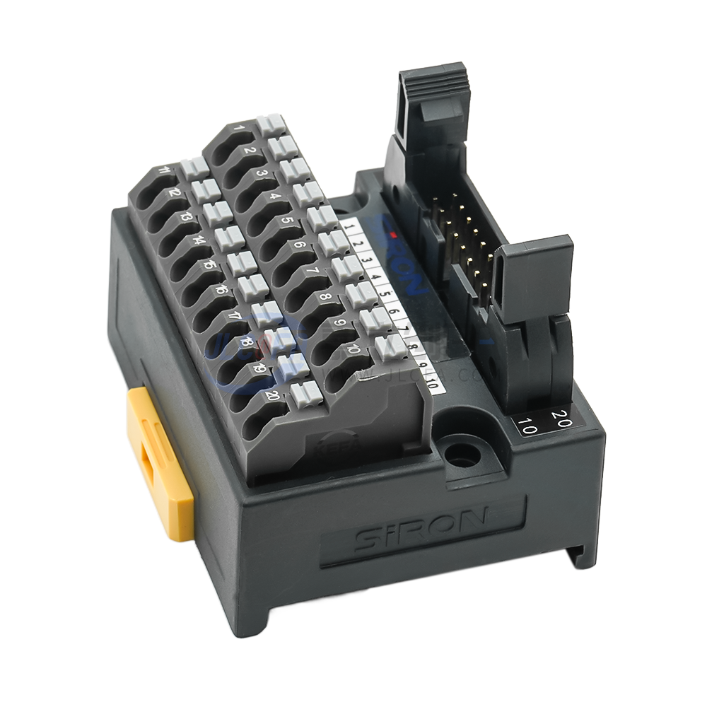 胜蓝电气(SIRON) 弹片式20位端子台-嘉立创FA商城