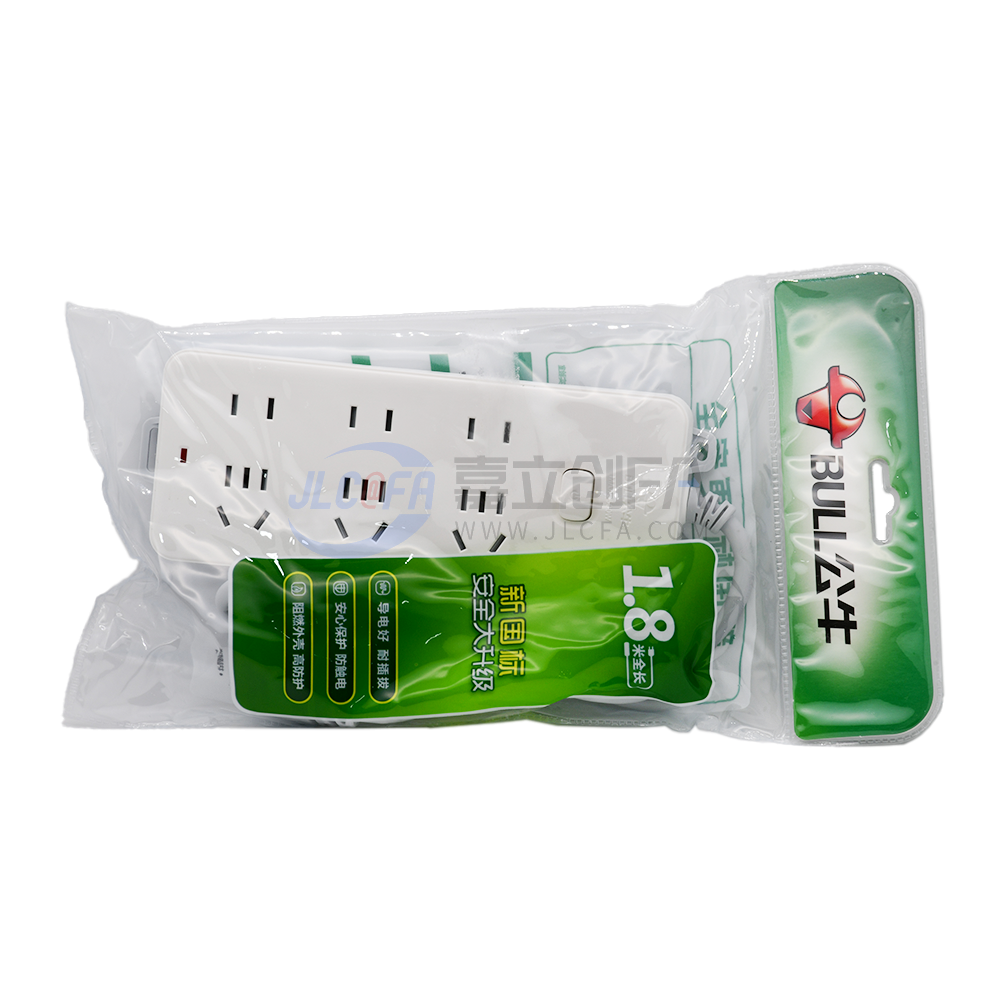 公牛BULL 插线板 GN-402 全长1.8米6位总控开关_嘉立创FA